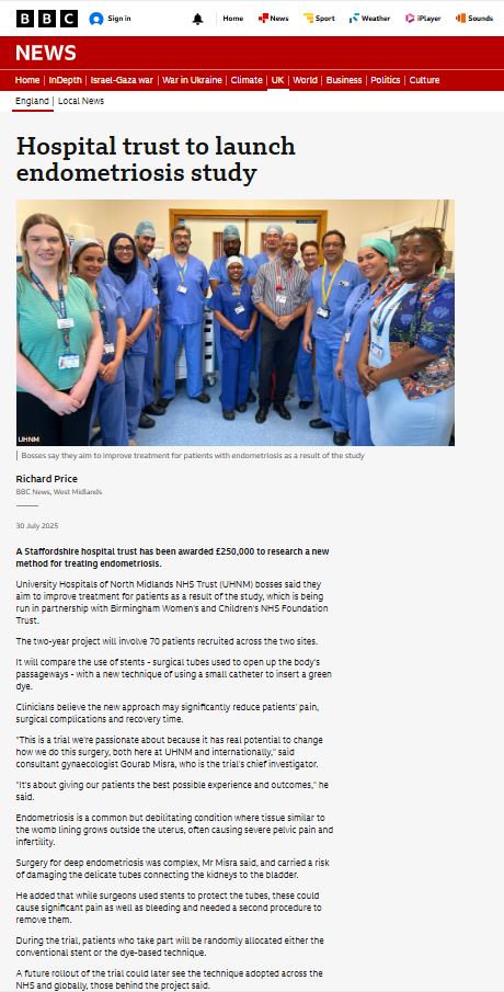 Latest News | University Hospitals of North Midlands