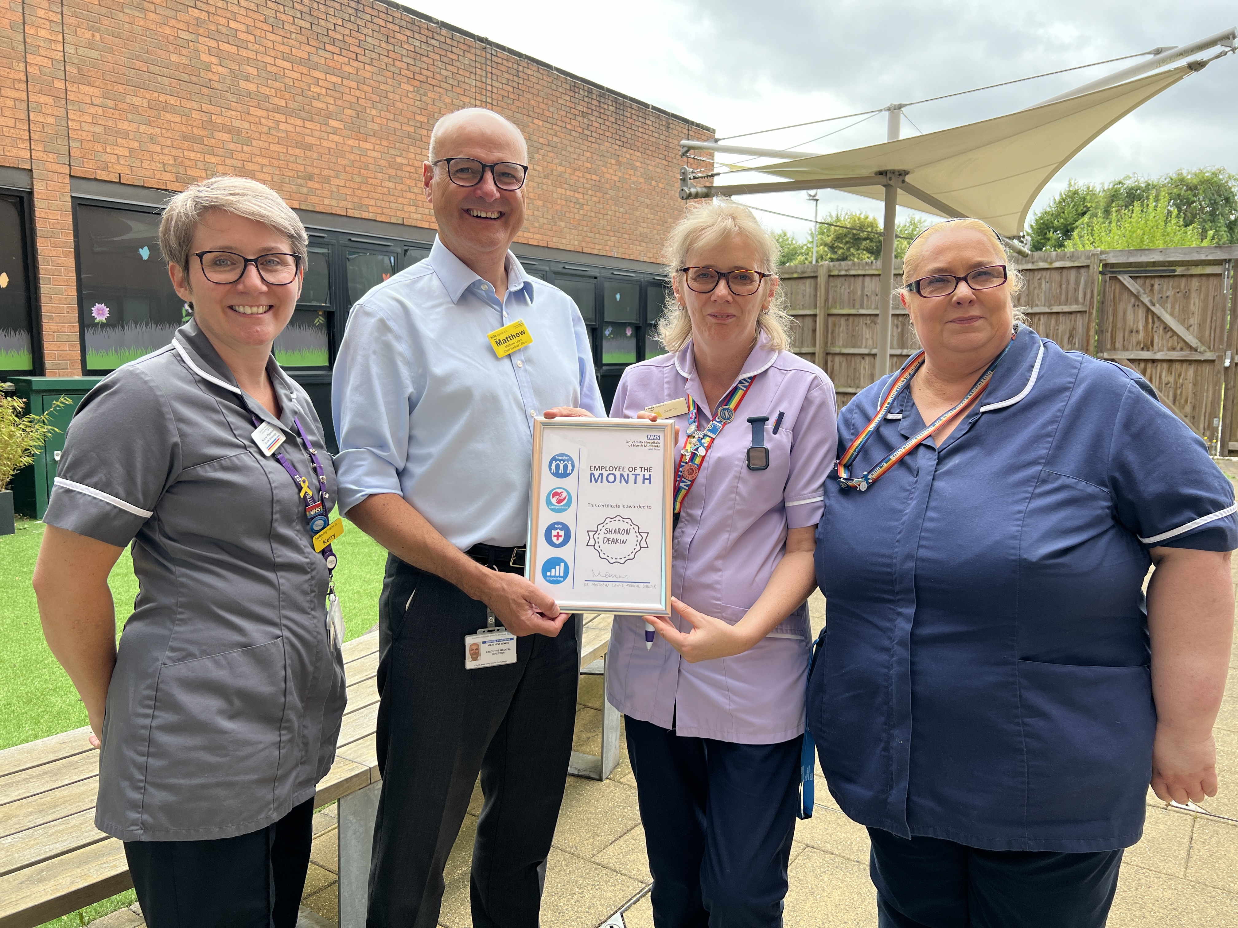 UHNM Employee of the Month: Sharon Deakin | University Hospitals of ...