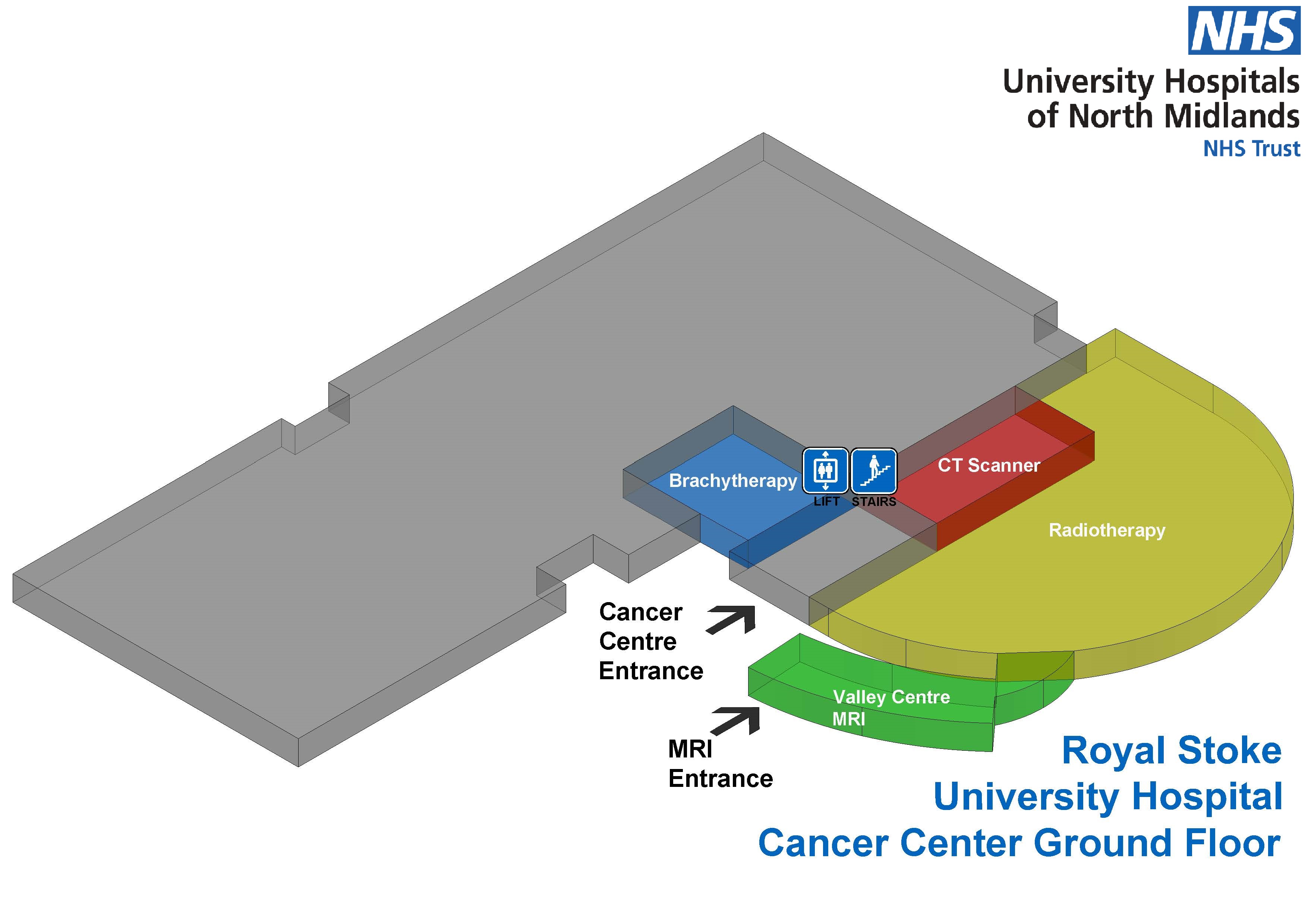 Internal hospital maps | University Hospitals of North Midlands