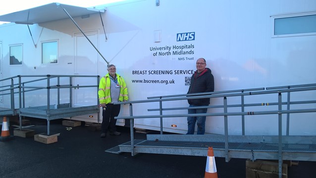 Mobile Breast Screening Unit comes to Cheadle | University Hospitals of ...